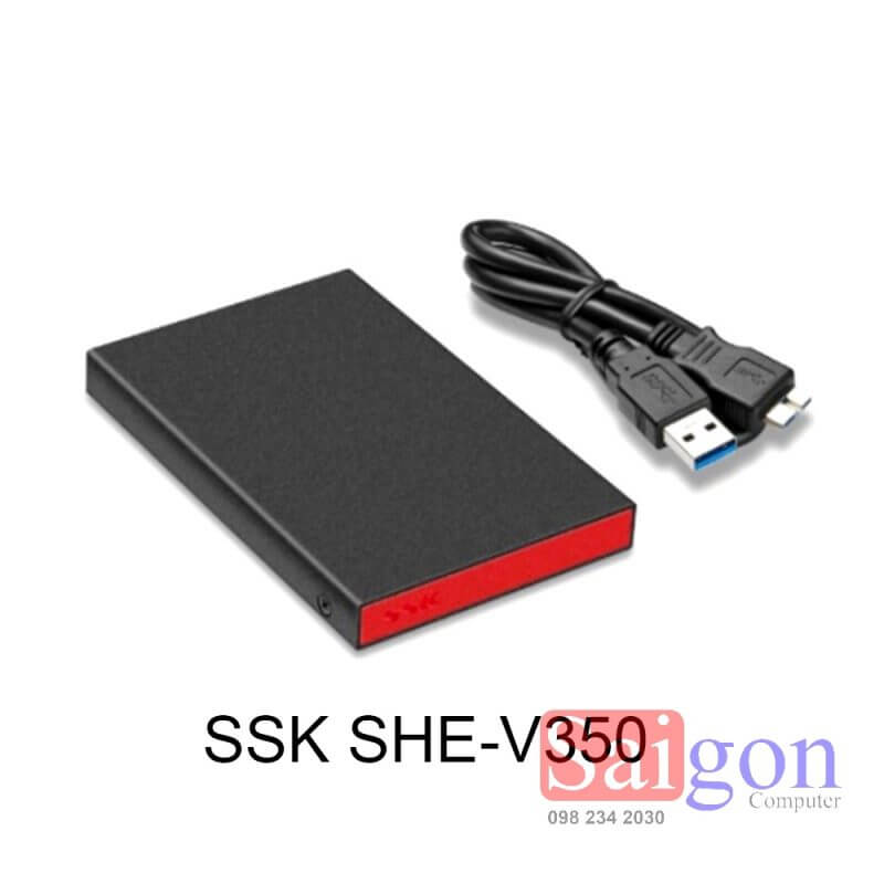 Box HDD SATA 2.5 USB 3.0 SSK SHE-V350 - Sài Gòn Computer