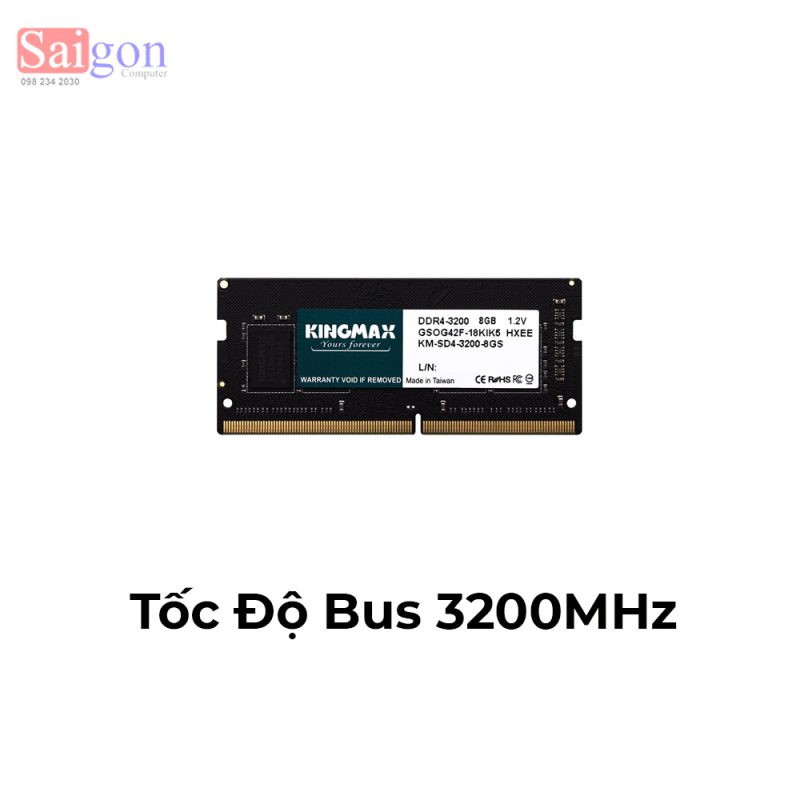 Ram Laptop DDR4 8GB Bus 3200MHz Kingmax - Sài Gòn Computer