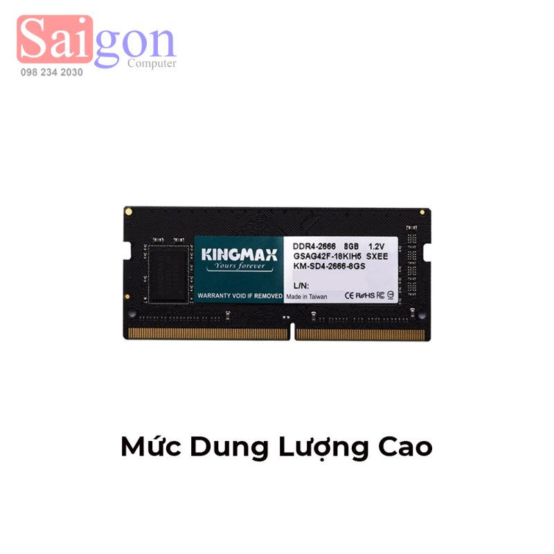 Ram Laptop DDR4 8GB 2666MHz Kingmax - Sài Gòn Computer
